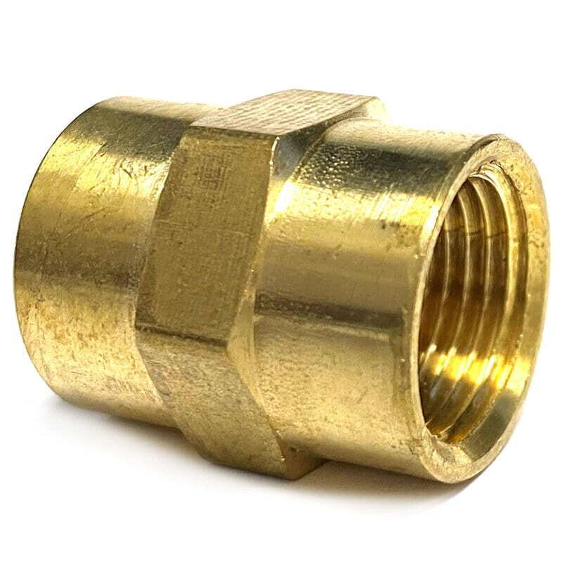 Brass Hex Coupling, 3/8" F, 8.705-152.0 - Pressure Washers & Industrial ...